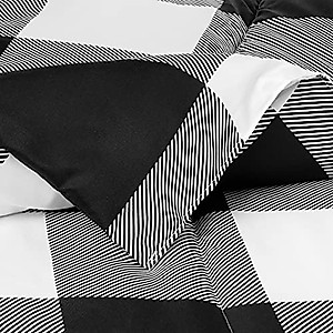 Safdie & Co. 60538.3DQ.01 Buffalo Collection Buffalo 3Piece Comforter Set, Full/Queen