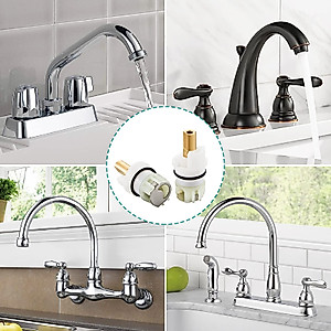 RP25513 faucet stem assembly, Replacement Kit for Delta two handle faucet repair kit, Includes RP4993 Seats and Springs 1pk