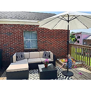 Lmeison Patio Chair Cushions 24 x 24 inch Waterproof Outdoor Chair Cushions Set of 2 Fade Resistant Outdoor Cushions for Patio Furniture Outdoor Seat Cushion for Garden Sofa Couch Chair, Taupe