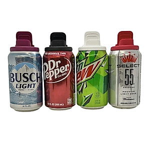 Beverage Buddee Can Cover - Best Can Cover For Standard Size Soda/Beer/Energy Drink Cans - Made In The USA - BPA-PCB Free - 4 pack (Asst Colors)