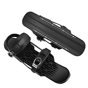 Mini Short Ski Skates for Snow, KEYUSHOP Kid Adult Adjustable Shortest Snowskates Snow blades Skiboards Skis for Winter Shoes, Attach to Skis Boots or Snowboard Boots, for Winter Skiing Equipment
