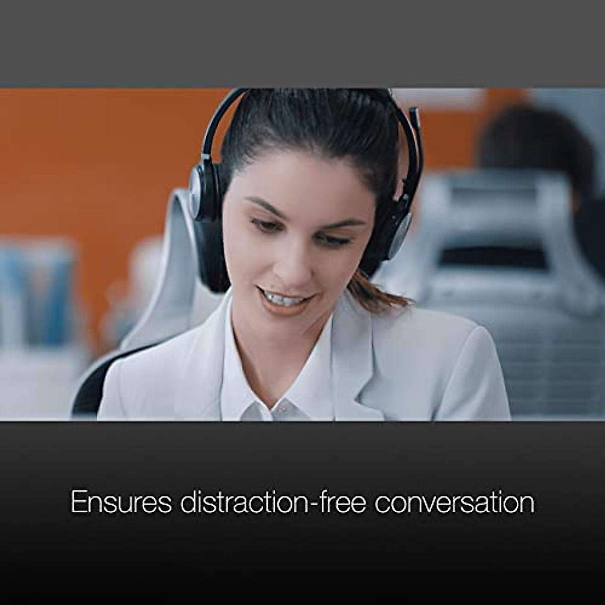 Global Teck Worldwide GTW Yealink WH66 Duo Stereo Teams Certified DECT Headset, Connects to Deskphone, PC/Mac, Softphones - Works with Teams, Zoom, RingCentral, 8x8, Vonage, with Microfiber Included