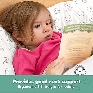 KeaBabies 2-Pack Crib Sheets for Boys, Girls and Toddler Pillow with Pillowcase - Jersey Fitted Crib Sheet - 13x18 My Little Dreamy Pillow - Organic Baby Crib Sheets Neutral - Organic Cotton