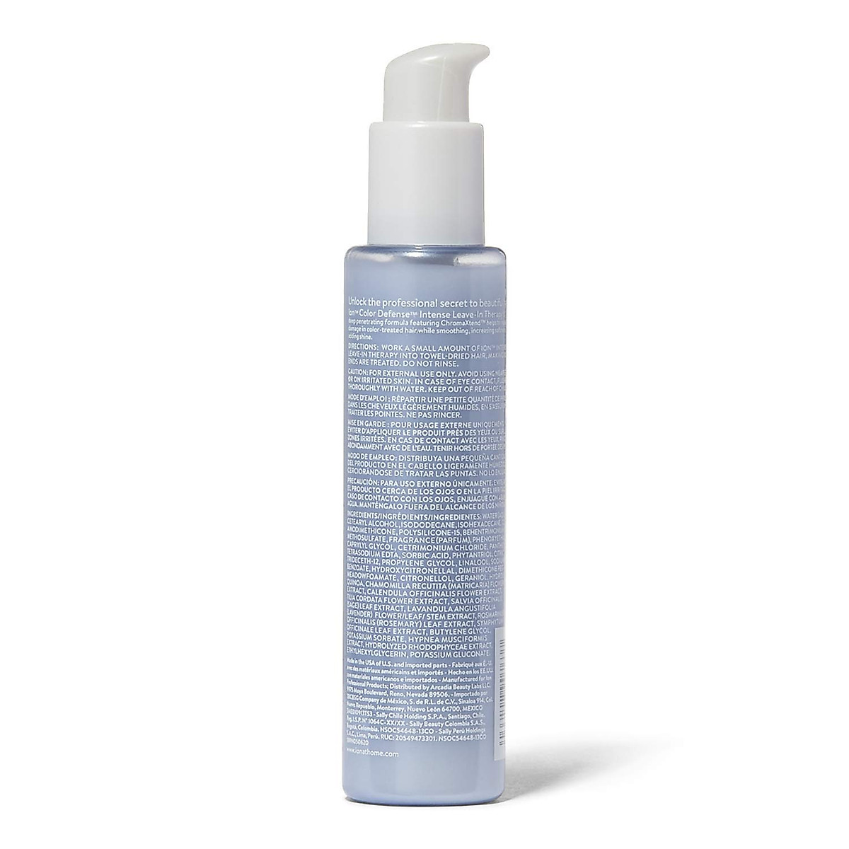 ion Color Defense Intense Leave In Therapy Serum, Vegan, Paraben Free, Repairing, Softens Hair