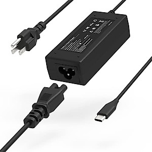 USB C Laptop Charger for Acer Chromebook 45W Spin CP CB 311 315 11 13 15 713 715,Lenovo Thinkpad/Yoga/Chromebook,HP Asus Samsung Mac book pro Dell Chromebook Latitude xps 13, Type C Adapter Power Cord