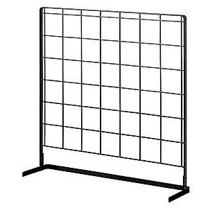 Yamazaki Home Grid Panel Organizer and Accessories-Wall Storage Decor, One Size, Black