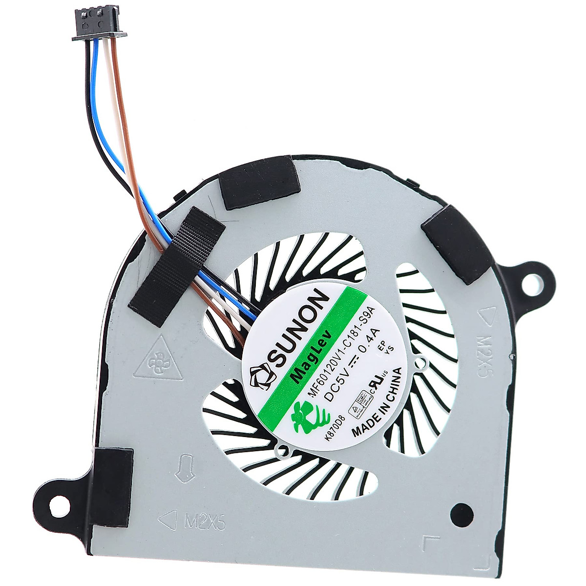 Deal4GO 5V CPU Cooling Fan 2T9GV 02T9GV MF60120V1-C181-S9A Replacement for Dell Latitude 7480 7490 E7480 E7490 P73G
