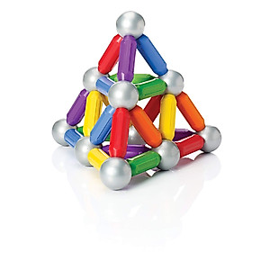 SmartMax Start XL (42 pcs) STEM Magnetic Discovery Building Set Featuring Safe, Extra-Strong, Oversized Building Pieces for Ages 3+