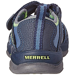 Merrell Hydro Sport Sandal, Navy/Green, 9 US Unisex Little Kid