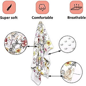 Floral Crib Sheet,Baby Blanket,Changing Pad Covers