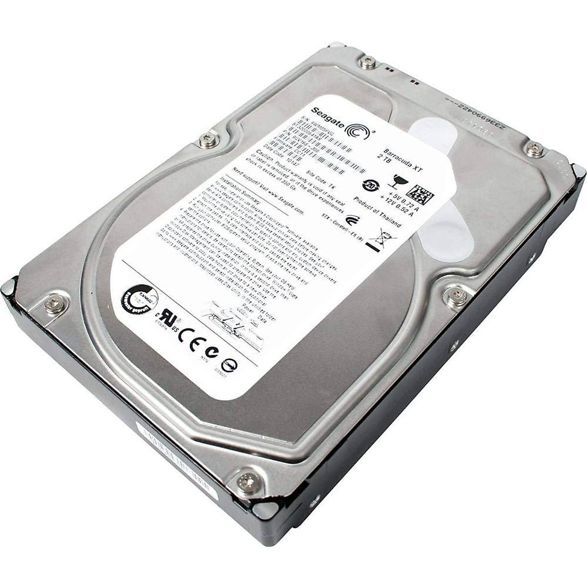 Seagate Bulk 2tb 7200rpm 64mb Cache (st32000641as) - (Renewed)