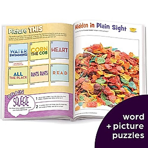 Ultimate Puzzle Challenge!: 125+ Brain Puzzles for Kids, Hidden Pictures, Mazes, Sudoku, Word Searches, Logic Puzzles and More, Kids Activity Book for Super Solvers (Highlights Jumbo Books & Pads)