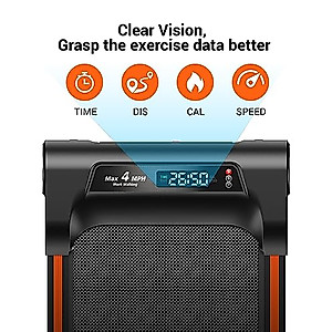 Walking Pad, GORPORE Under Desk Walking Treadmill for Home Office, Portable Mini Treadmill with Wider Running Belt and Remote Control