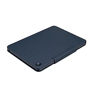 Logitech Rugged Combo 3 iPad Keyboard Case with Smart Connector for iPad (7th and 8th Generation) for Education - Classic Blue