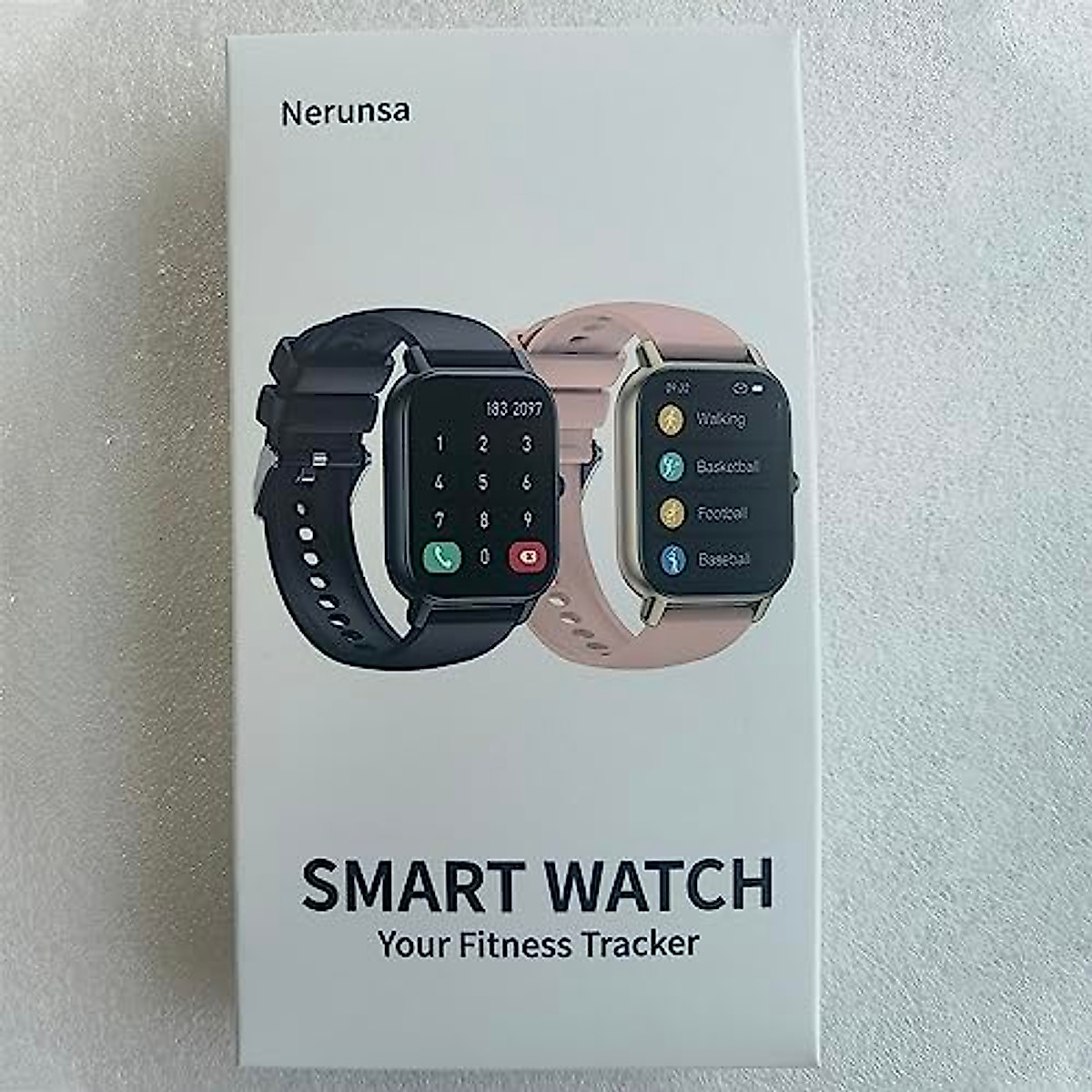 Smart Watch(Answer/Make Call), 1.85" Smartwatch for Men Women IP68 Waterproof, 100+ Sport Modes, Fitness Activity Tracker, Heart Rate Sleep Monitor, Pedometer, Smart Watches for Android iOS, 2023