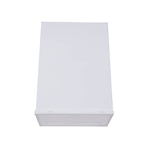 DCEHKR 24 x Shoe Box Storage Drop Front Shoe Box with Clear Door Shoe Organizer Box Suitable for Living Rooms, Bedrooms, Cloakrooms, And Offices, And Can Store Shoes Or Books