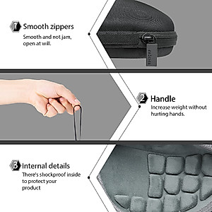 co2CREA Hard Case Replacement for Logitech MX Ergo Wireless Trackball Mouse