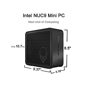 Intel NUC 9 NUC9i5QNX Mini PC Business Desktop (Intel 4-Core i5 (>i7-1065G7), 16GB RAM, 1TB SSD) Support 3 Monitors, 2 x Thunderbolt 3, HDMI, WiFi 6, Ethernet, 3-Yr WRT, Win 11 Pro
