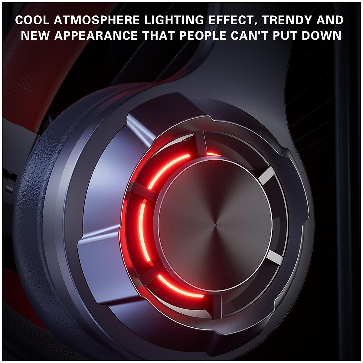 MORESEC Headphones Bluetooth Wireless Over Ear, Stereo Cotton HiFi Stereo Foldable Lightweight Headset Comfortable Protein Earpads, Long Battery Life for Travel/Work