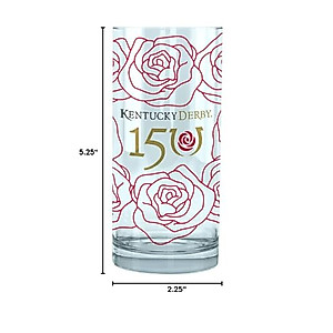Kentucky Derby 2024 Official Mint Julep Glass (12oz) for the 150th Running of the at Churchill Downs