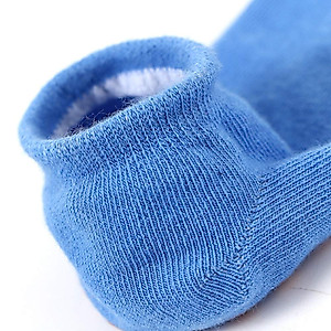 7 Pairs Anti-Skid Socks Trampoline Socks Adults Ankle Socks with Grips for Hospital, Yoga, Fitness and Exercise