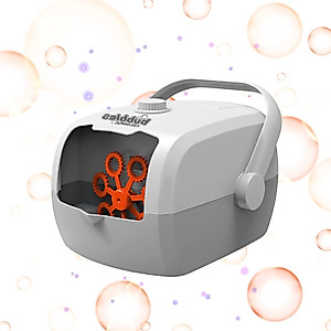 JoyPlanet Bubble Machine Durable Automatic Bubble Blower Bubble Maker with Rechargeable Batteries 10000+ Bubbles Per Minute Birthday Party Wedding Outdoor Summer Toys for Kids Boys Girls (Grey)