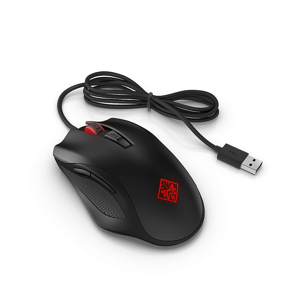 OMEN by HP Wired USB Gaming Mouse 600 (Black/Red)