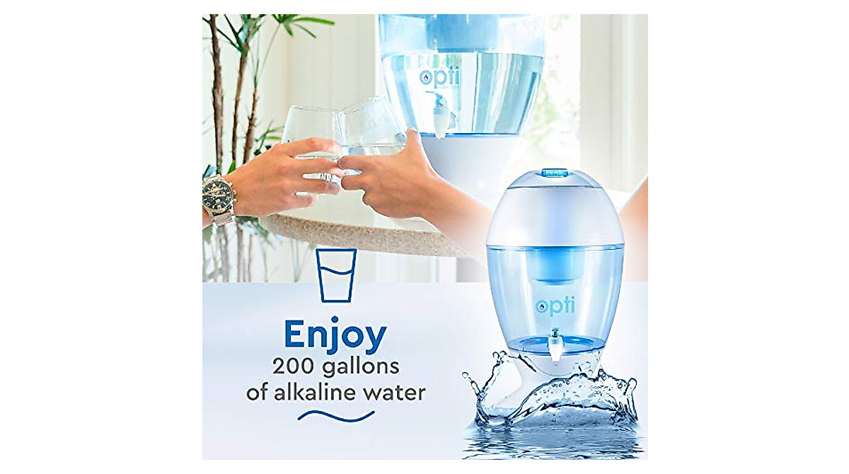 Opti Drop 3 Gallon Alkaline Water Filter - Pure & Affordable