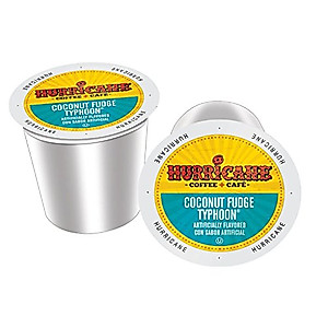 Hurricane Coffee, Coconut Fudge Typhoon, 24 Count