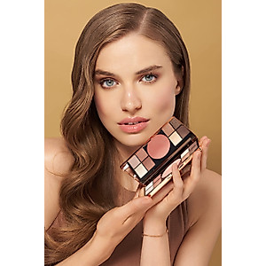 M. Asam Magic Finish Eyeshadow Palette – Pigmented eye make-up with 8 shades of eyeshadows & a blush, elegant case with large built-in make-up mirror, for every age & skin type, make-up set