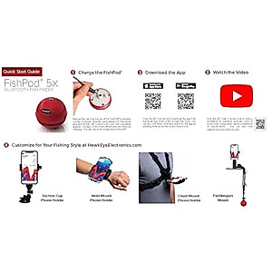 HawkEye FishPod® 5X Bluetooth Fishfinder