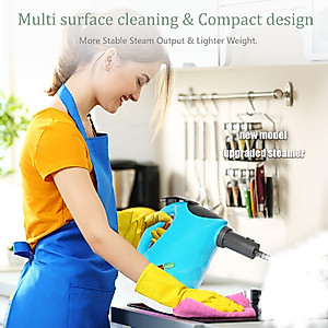 Vilucks Handheld Steam Cleaner, Upholstery Steamer for Cleaning, 25-30S Fast Heating Furniture Steam Cleaner, 12 in 1 Steamer for Home Use, Couch, Car, Sofa, Tile, Multi surface (Add Water at Anytime)