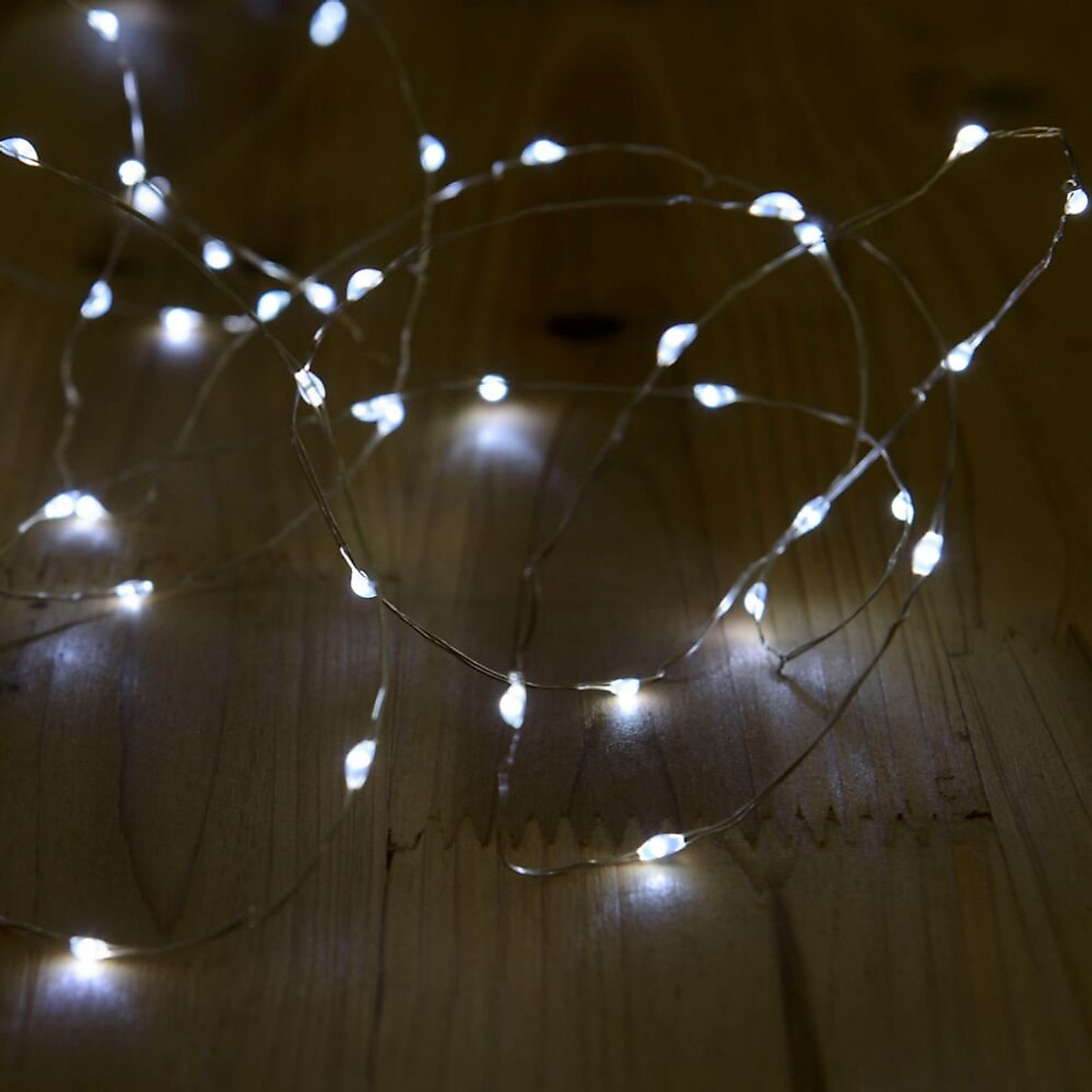 Solar Powered String Lights, 100 LED Copper Wire Lights, Waterproof Starry String Lights, Indoor/Outdoor Solar Decoration Lights For Gardens, Patios, Homes, Parties: 20 ft, Platinum