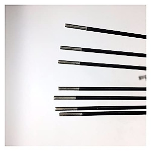 QIYUANMENGYI Bicycle Spokes 56 Pieces A Lot 304 Stainless Steel Material Straight Pull Black Color Mountain Bike Spokes for Cycling Road Bicycle Wheel Parts (Color : Length 283mm)