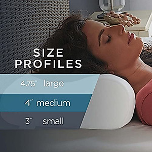 Tempur-Pedic TEMPUR Neck Pillow, Small Profile, White