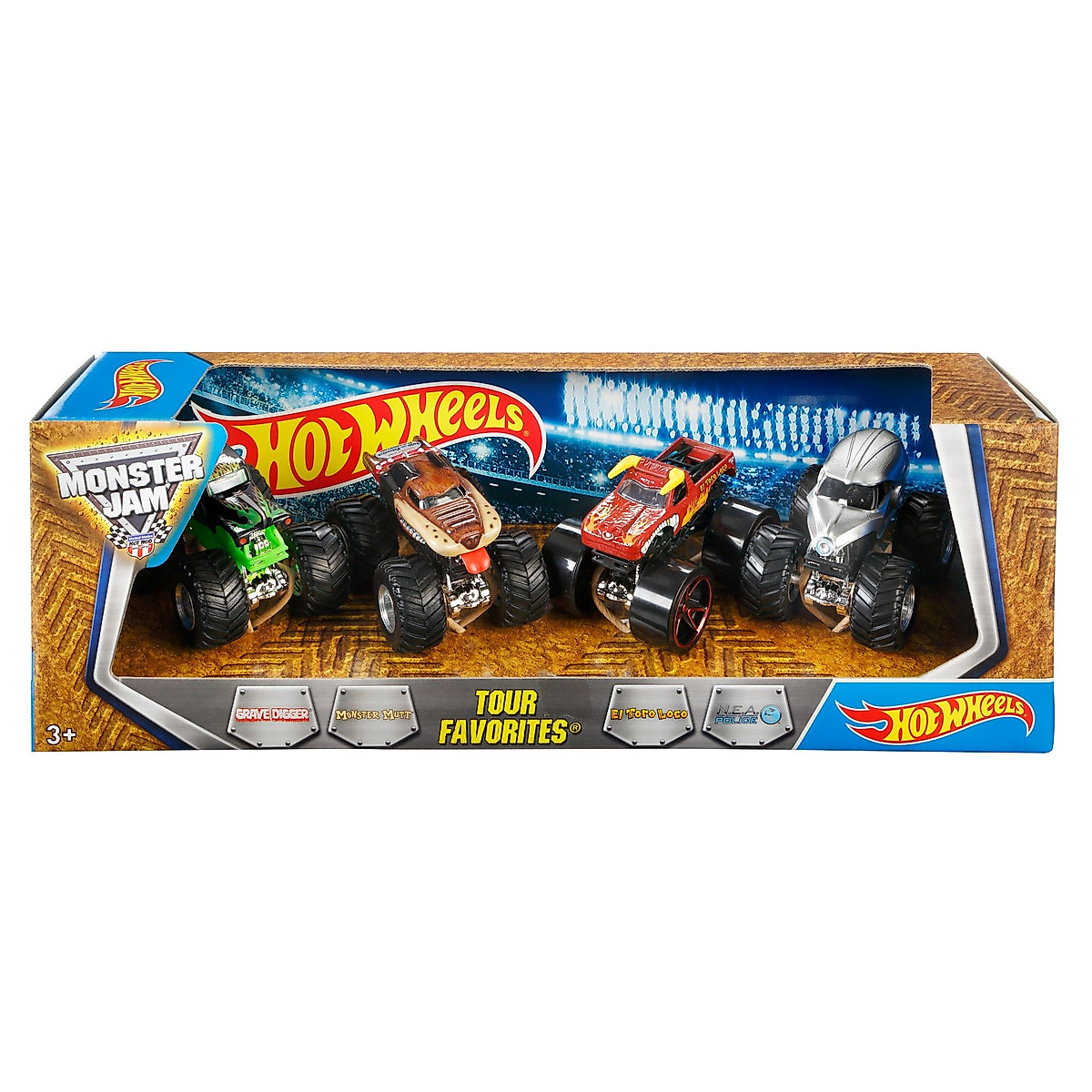 Hot Wheels Monster Jam Tour Favorites – Styles May Vary