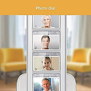 VTech SN5307 Amplified Photo DIAL Accessory Handset with Big Buttons & Large Display For SN5127 & SN5147 Senior Phone Systems, Photo Dial Handset, Cordless Phone System