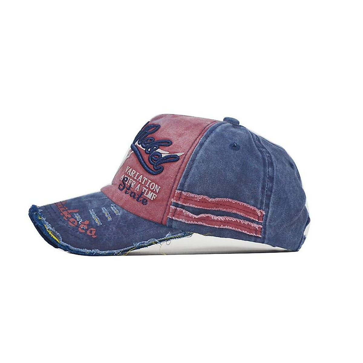 XibeiTrade Vintage Black Baseball Cap Adjustable Sports Outdoor Trucker Dad Hat (Black)