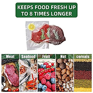 Ancsi's Shop Vacuum Sealer Bags 80"x20' (3 rolls) for Food Saver, Seal a Meal, Weston. Commercial Grade, BPA Free, Heavy Duty, Great for vac storage, Meal Prep or Sous Vide