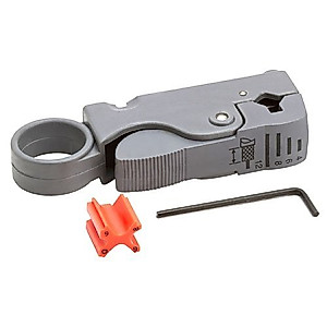 Wire Stripper Coaxial Cable Stripper Wire Cutter for RG-58, RG-59, RG-6, RG-8X, Mini-8 and LMR-240 Coax Cables – Adjustable Coax Stripping Tool