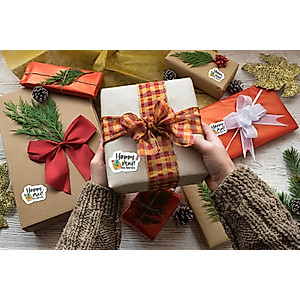 Happy Mail Has Arrived Cute Small Shop Happy Mail Stickers, Online Retailers Small Business Small Shop Thank You Stickers Gift Bags Packages Envelopes Labels, 500 Labels Per Roll