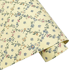 Yifely Sunmer Blooms Furniture Paper Decorative Shelf Drawer Liner Self-Adhesive Storage Locker Decor 17.7 Inch by 9.8 Feet