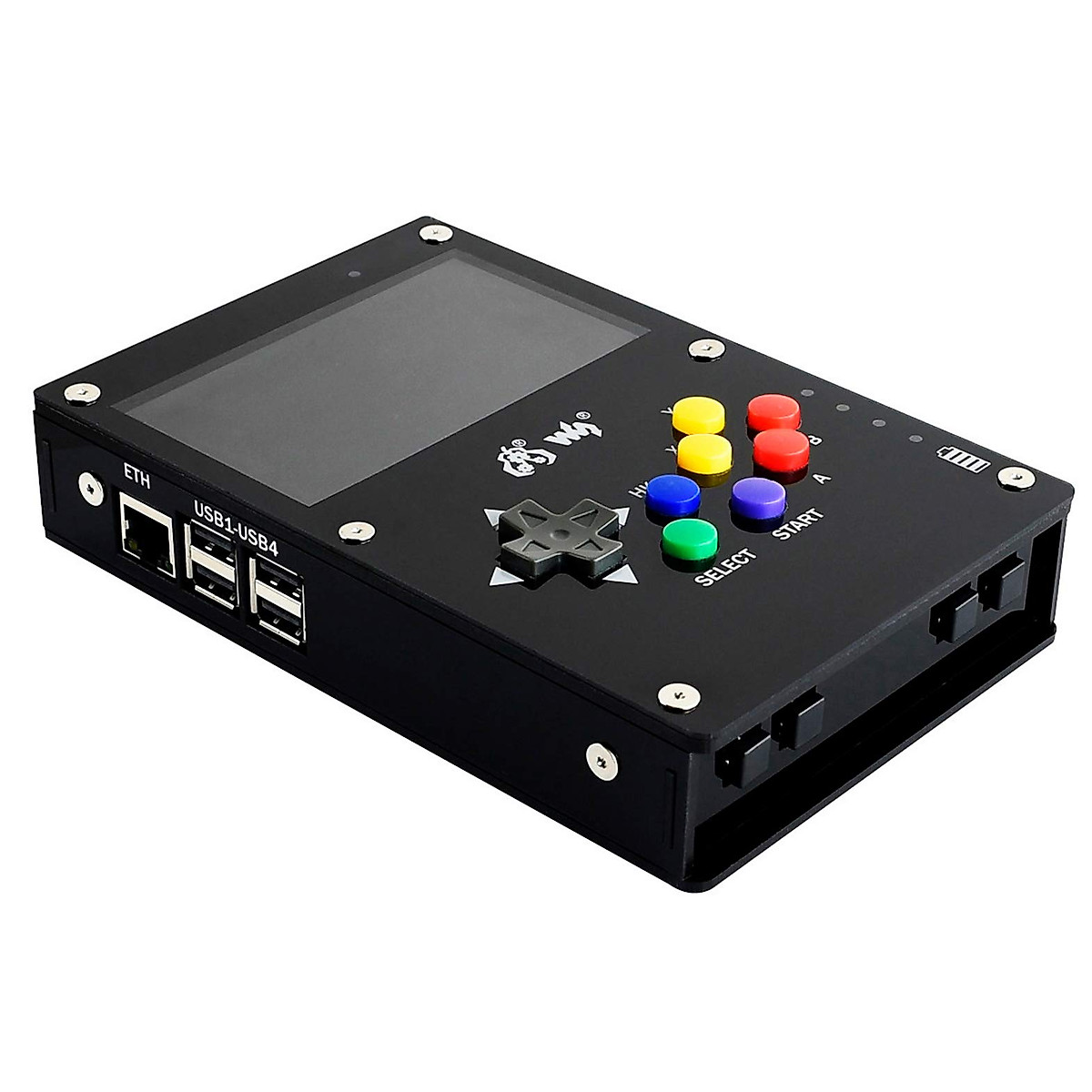 GamePi43 Accessories Kit for Raspberry Pi 4B/3B+/3B/2B/B+ Portable Retro Video Handheld Game Console with 4.3inch IPS Display 800x480 Pixel 60 fps Smooth Gaming Experience Speaker Earphone Jack