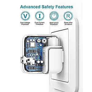 Apple iPad Charger Wall Charger and Cord 10 ft 2Set,12W iPad Charger Fast Charging Block & iPad Charger Cord 10 ft Apple Certified Lightning Cable for iPad 7th 8th 9th Generation,iPad Air/Mini,iPhone