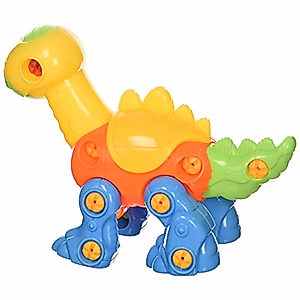 Dimple Dinosaur Take Apart STEM Toy Set for Kids (106 Pieces) Pack of 3 Educational Construction Engineering Building Playset, Build Your Own Dino Toys, for Boys Girls Toddlers