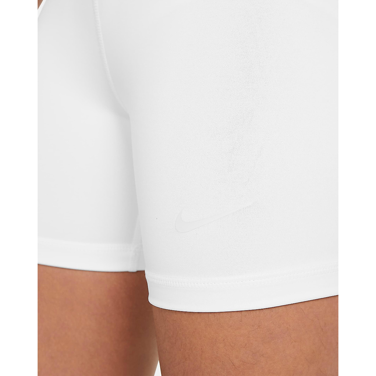 Nike Girl's NP Dri-Fit 3" Shorts M White