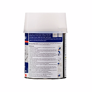 Bondo All-Purpose Putty, Designed for Interior and Exterior Home Use, Paintable, Permanent, Non-Shrinking, 1.9 lb., 1-Quart