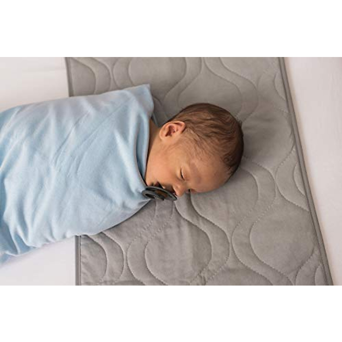 SheetWorld Crib Bib Sheet Saver - 13x27 Inches, Soft Cotton Material, 4 Secure Corner Ties - Essential Baby Bedding for Easy Clean-Up and Comfort - Proudly Made in the USA