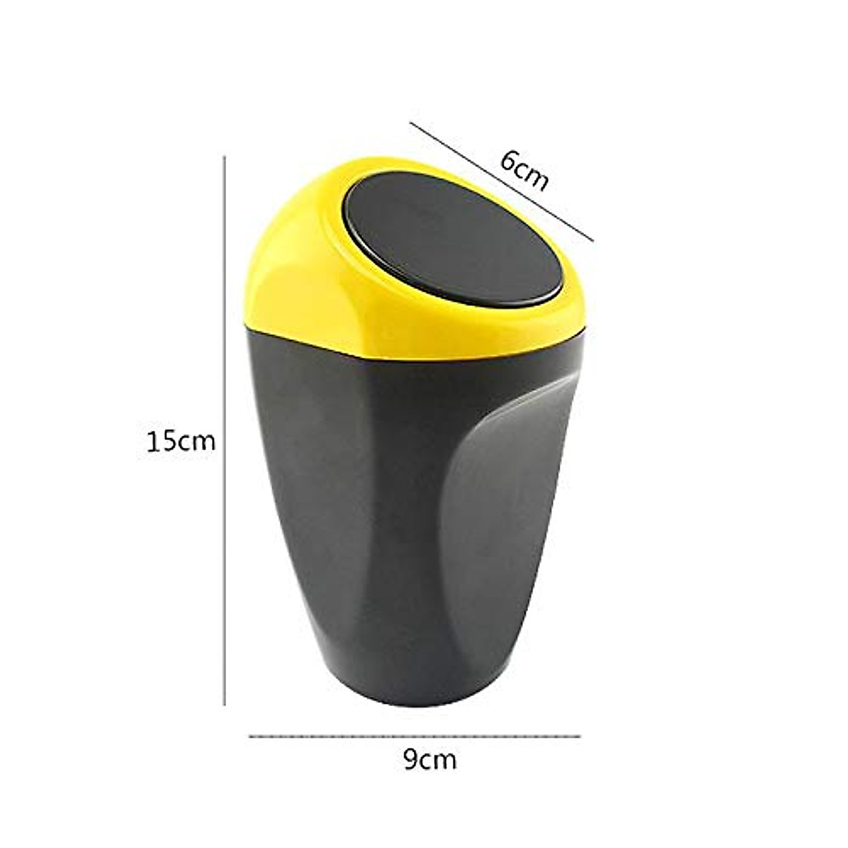 Daliuing Trash Can Wastebasket Car Trash can Recycling Bins for Bathrooms, Kitchens, Home Offices, Dorm Rooms