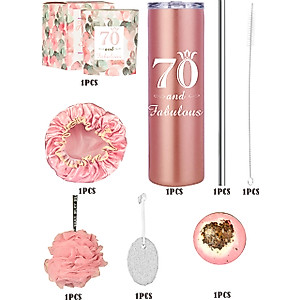 MEANT2TOBE 70th Birthday Gifts for Women, 70 Birthday Gifts, Gifts for 70th Birthday Women, 70th Birthday Decorations, Happy 70th Birthday Gift, 70th Birthday Tumblers, 70th Birthday Party Supplies